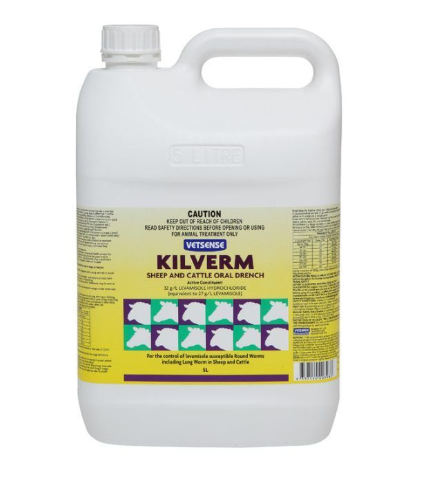 Kilverm Sheep and Cattle Wormer - 5 litres | Farmers Kennel | Hilltops NSW